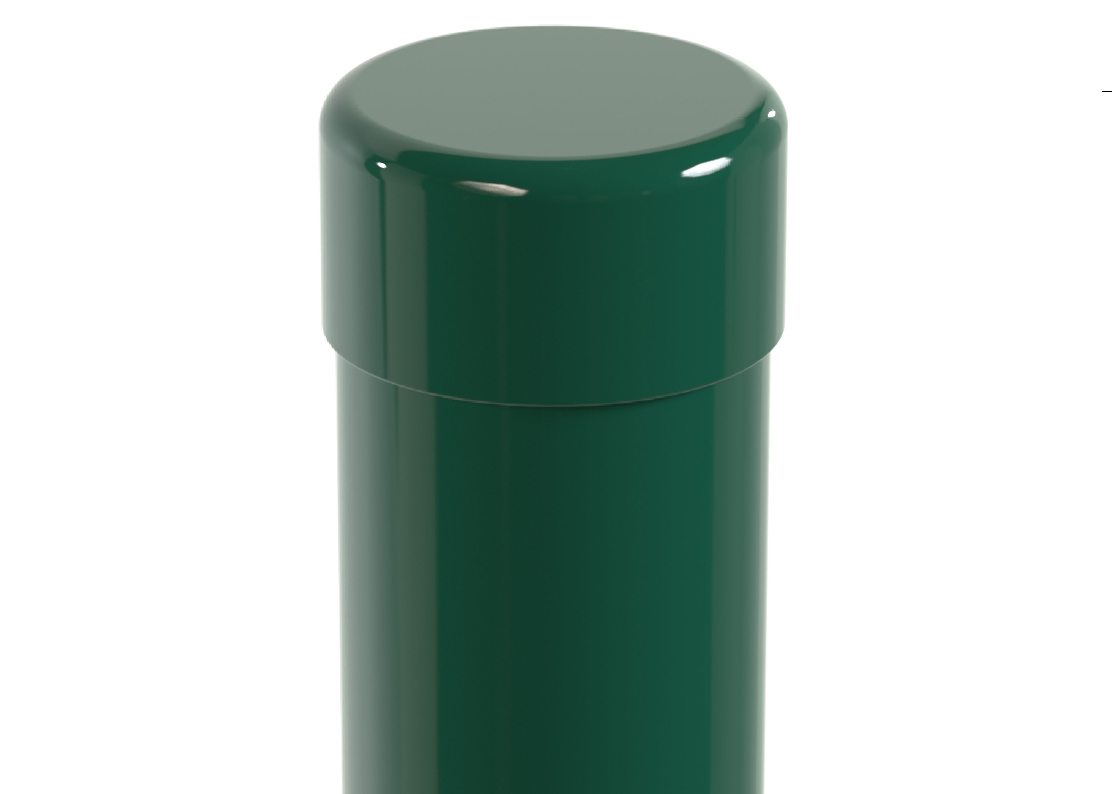 Okrúhle stĺpiky ku pletivovým alebo panelovým plotom.